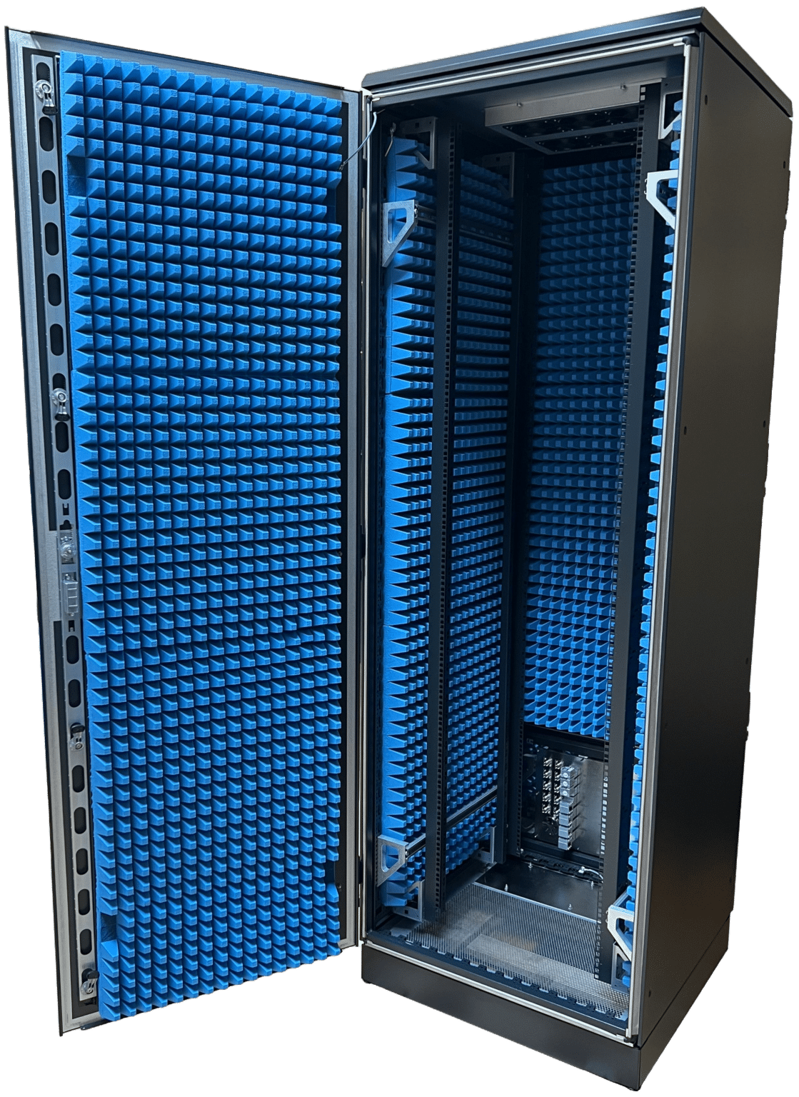 19″ EMC-Rack System SRK-EMC-ABS | EMV-geschirmt, 42–47 HE, Abschirmung