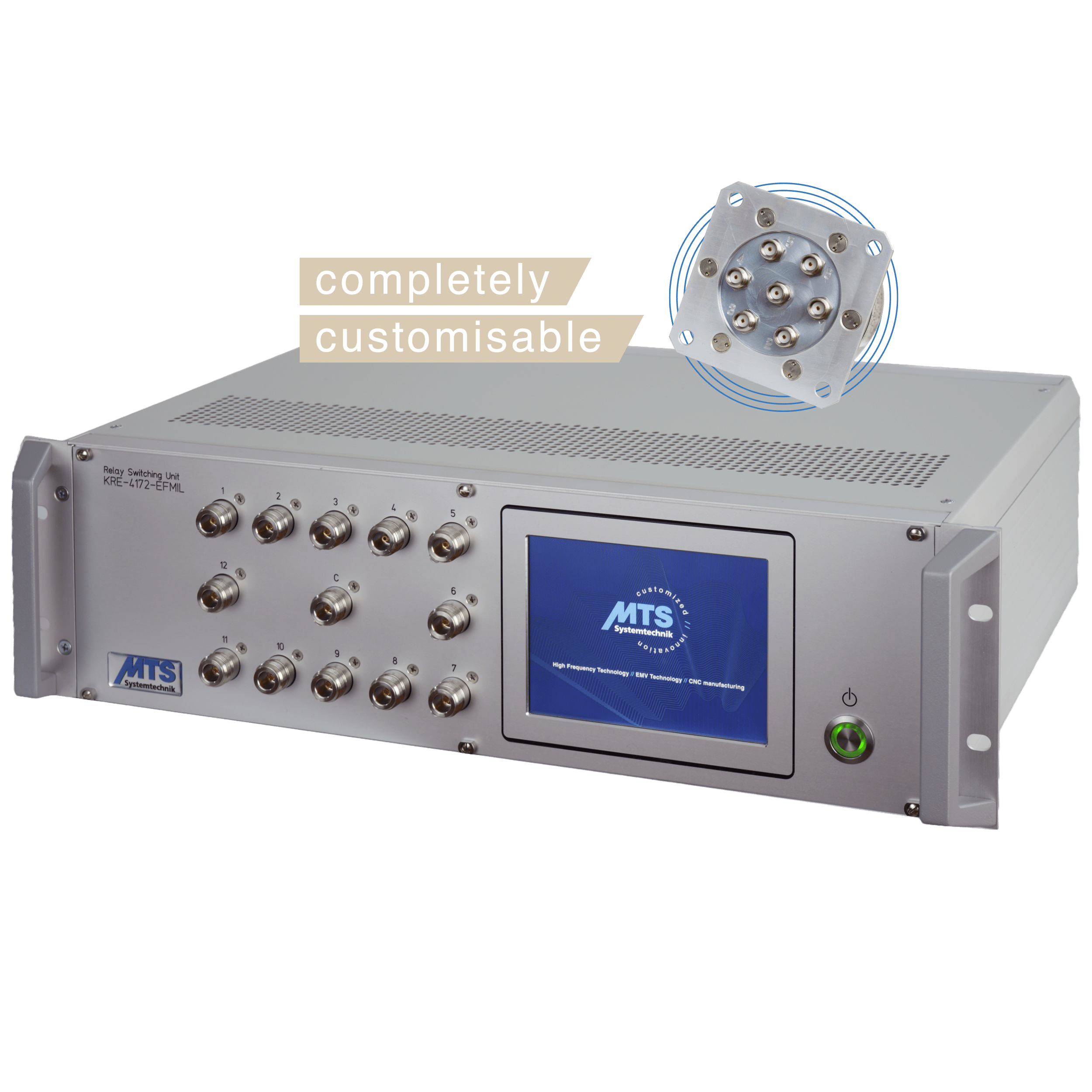 KRE-4000 Series Modular Relay Switching Unit | Flexible RF Switching System DC–67 GHz